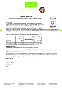 Viên uống bổ não 3-B Fit Capsules - TTSHOP Việt Nam | Dược mỹ phẩm ...